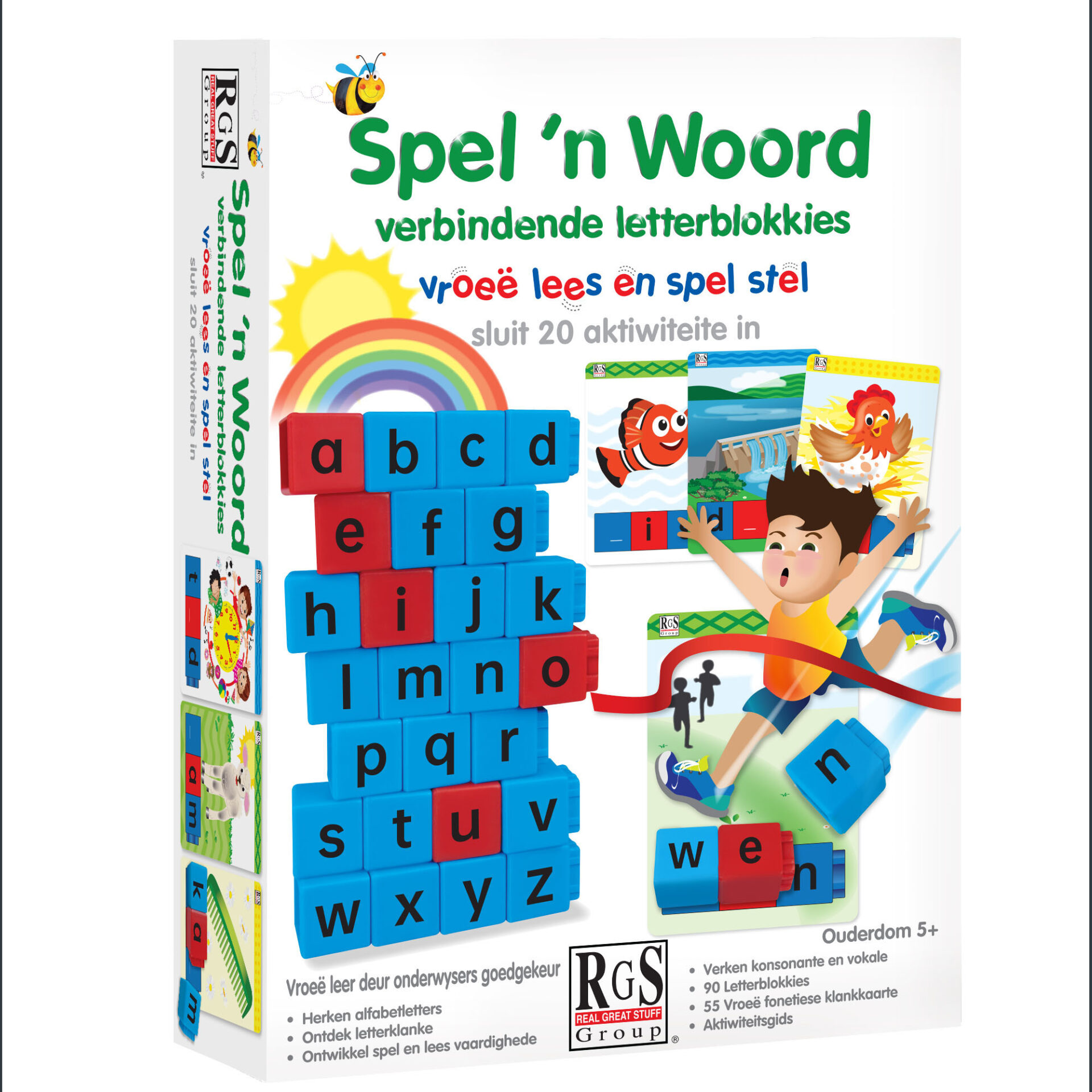 Spel ‘n Woord connecting letter cubes – Edutoy